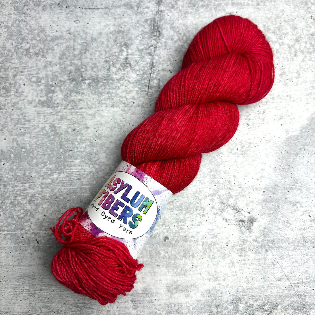 Off with Her Head on Smooth Sock - Ready to Ship – Asylum Fibers